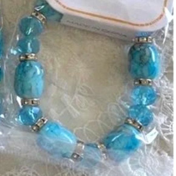 Jewelry | Stacking Bead Bracelet Acrylic Crystal Multi Color Lots Of ...